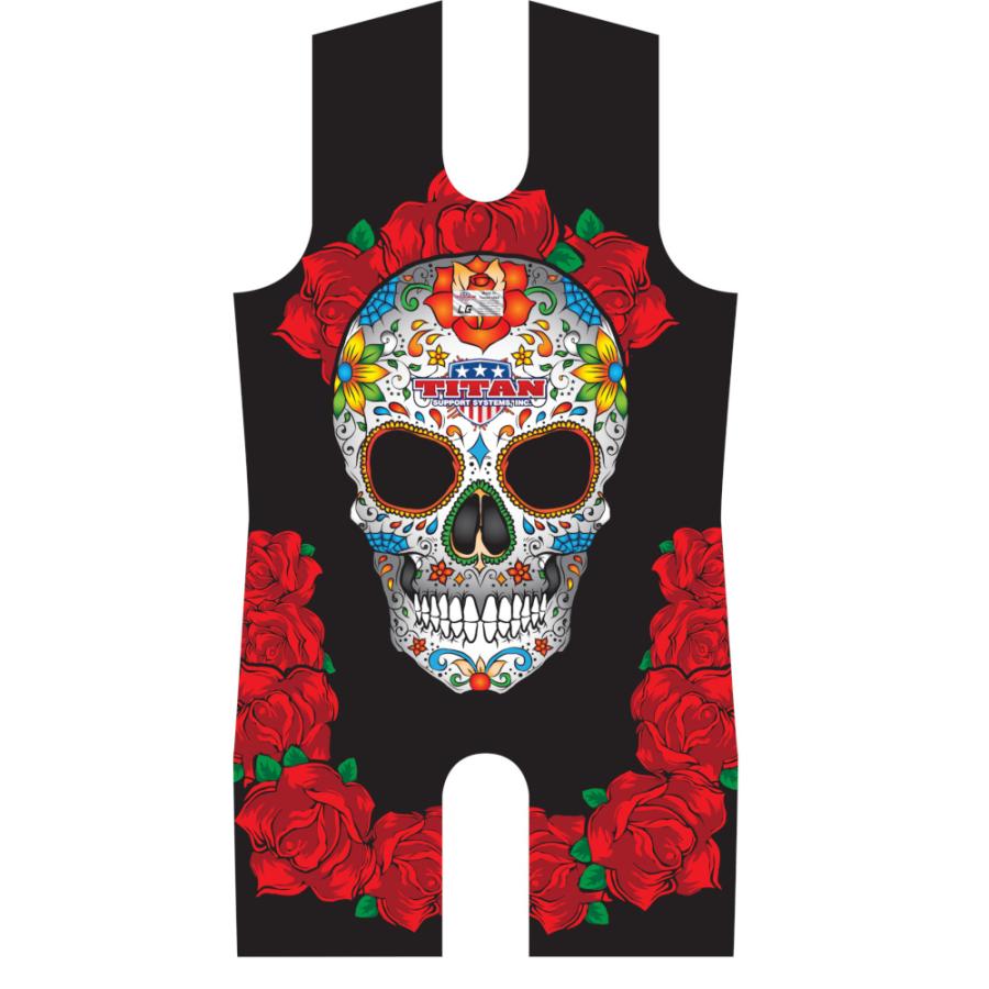 Sugar Skull Triumph Singlet - Titan Australia