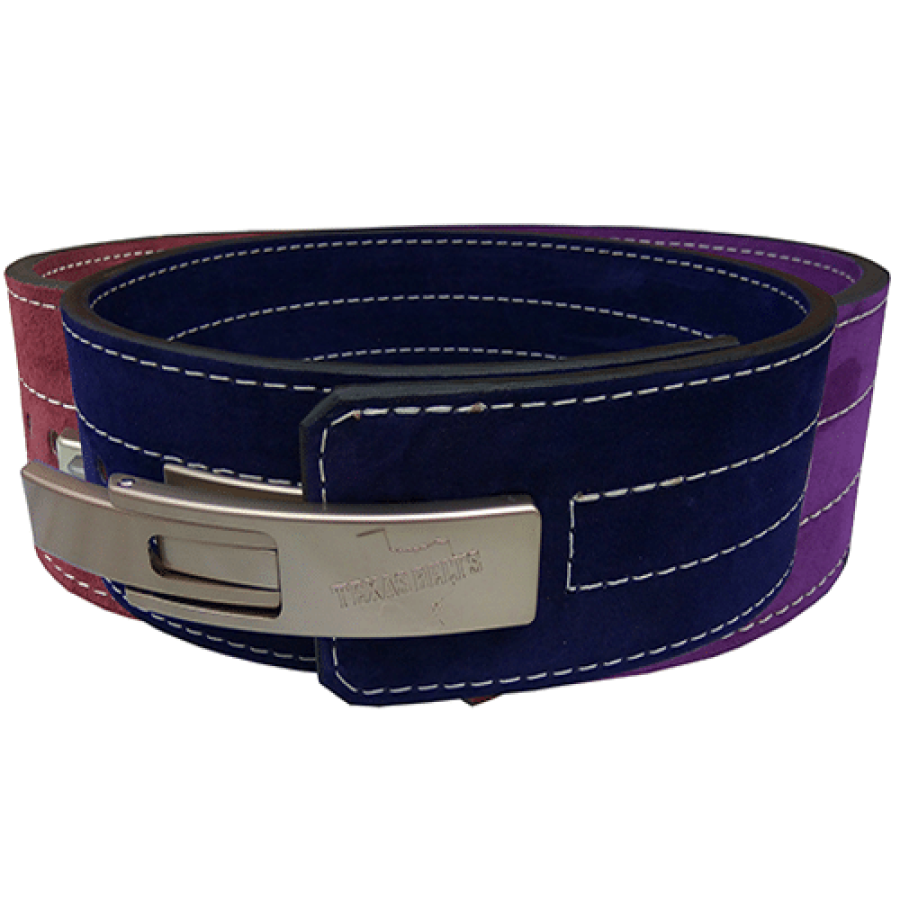 Longhorn: Lever, Suede : Powerlifting Belt